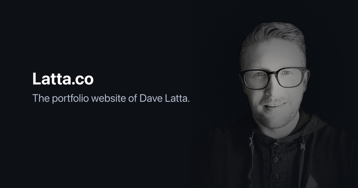 Latta.co is the portfolio website of Dave Latta